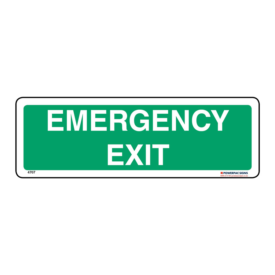 Emergency Signs | Powerpac